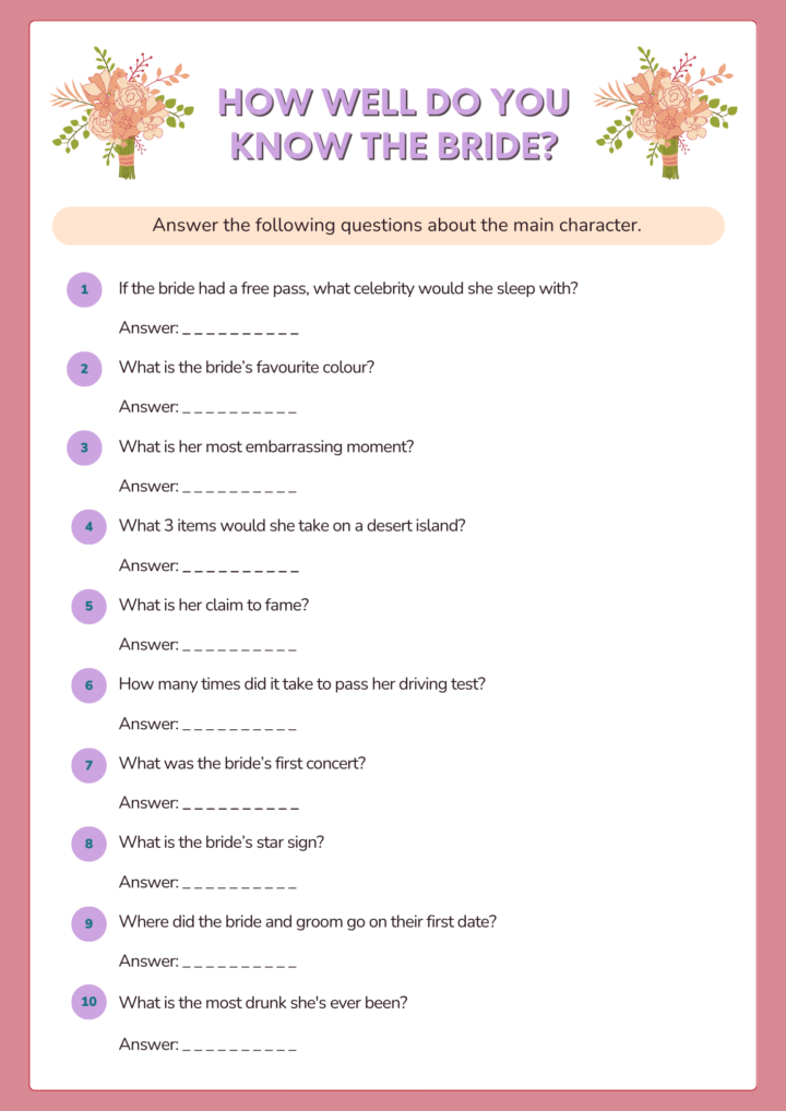 Printable Hen Party Games: Let The Shenanigans Begin!