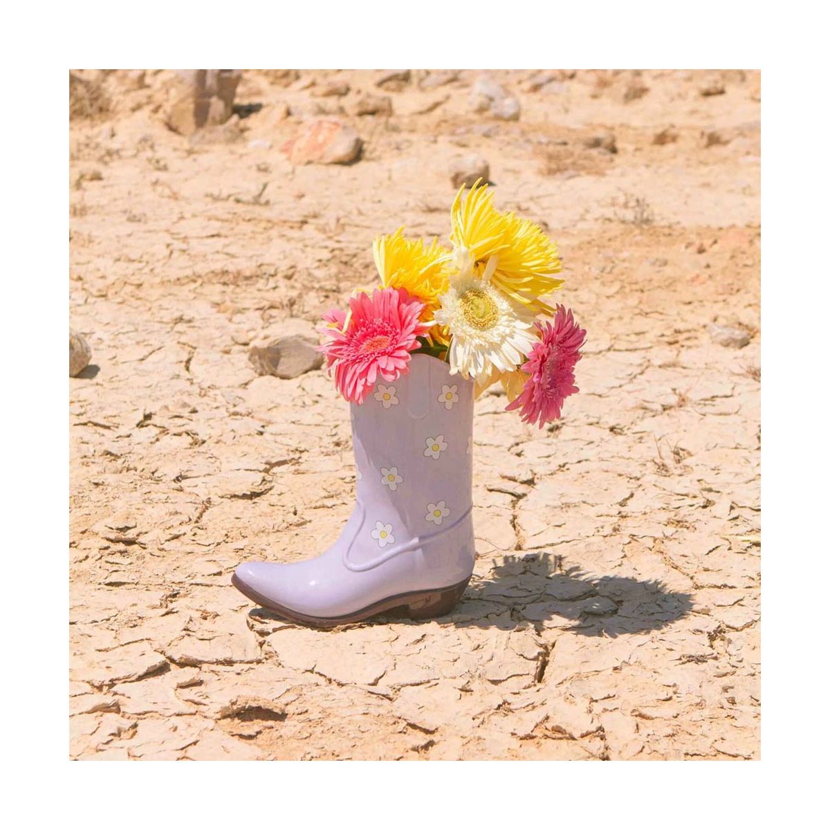 Cowboy Boot Vase