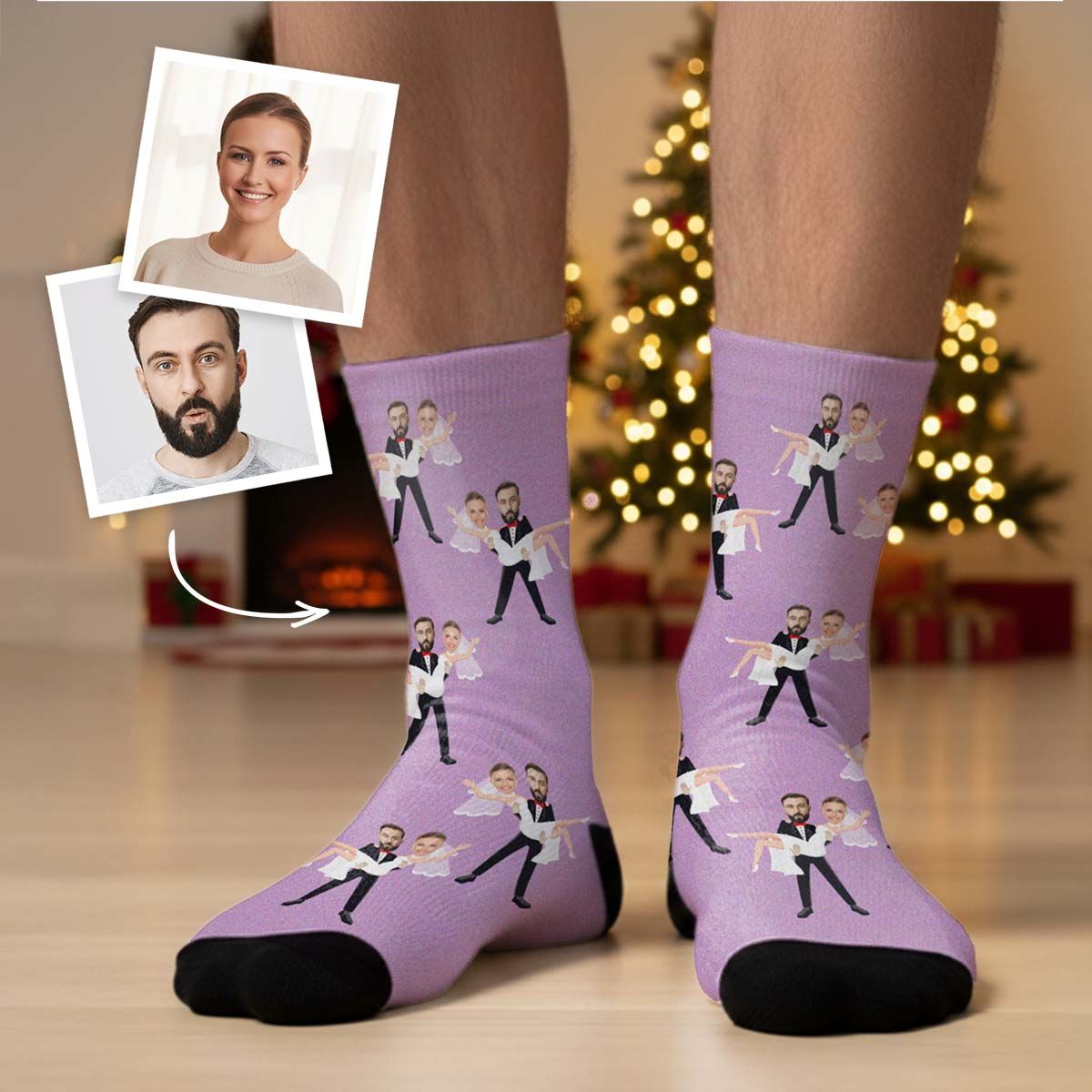 personalised walking socks