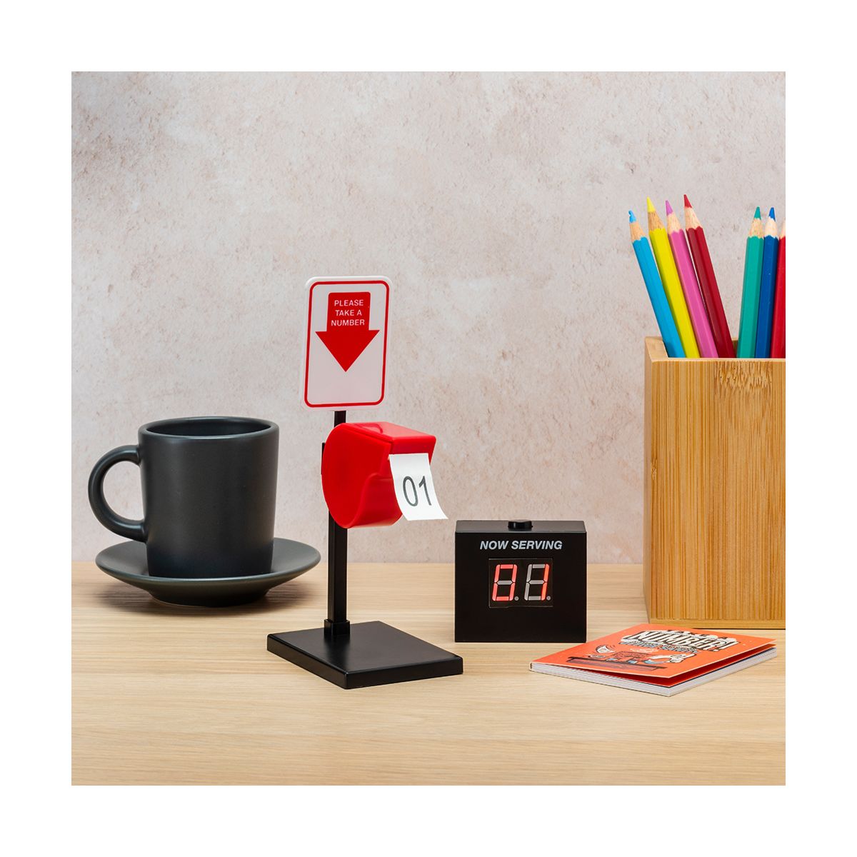 Take A Number - Mini ticket dispenser
